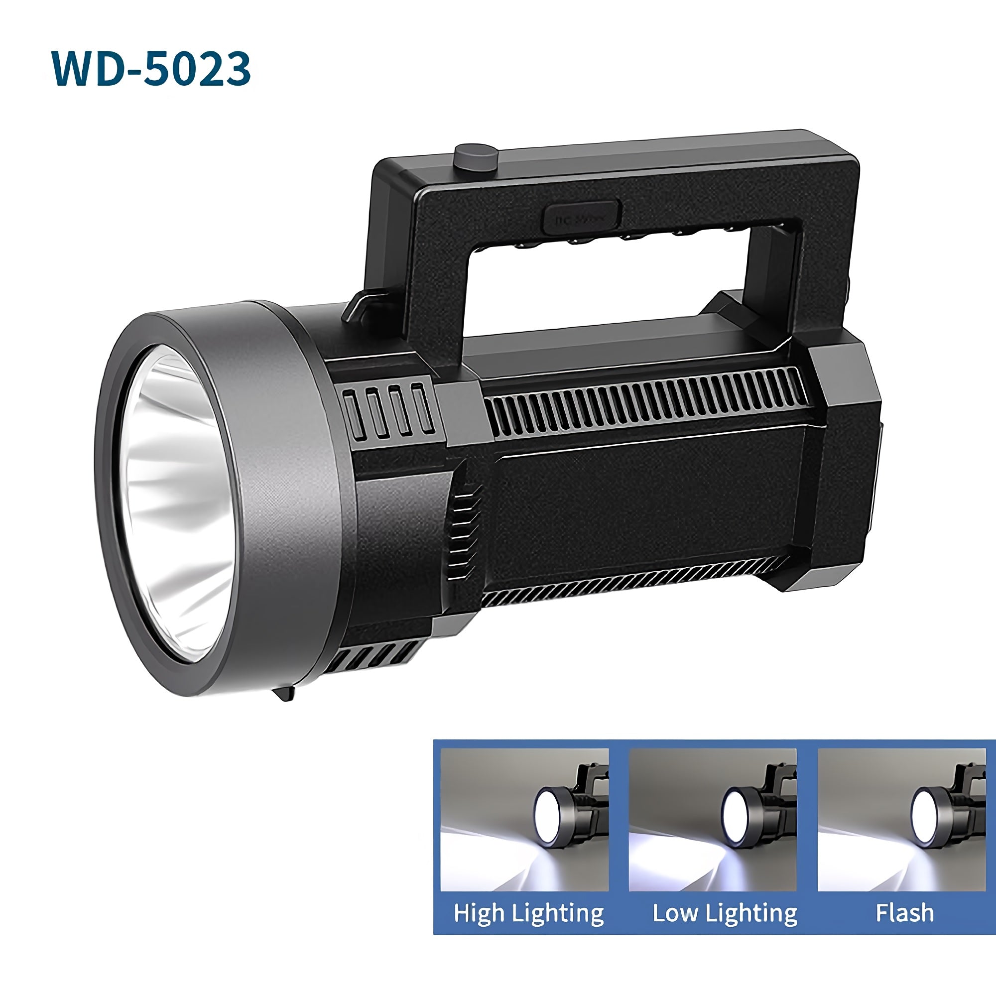 LED Flashlight, Super Bright LED Spotlight Flashlight with 3 Modes for ...