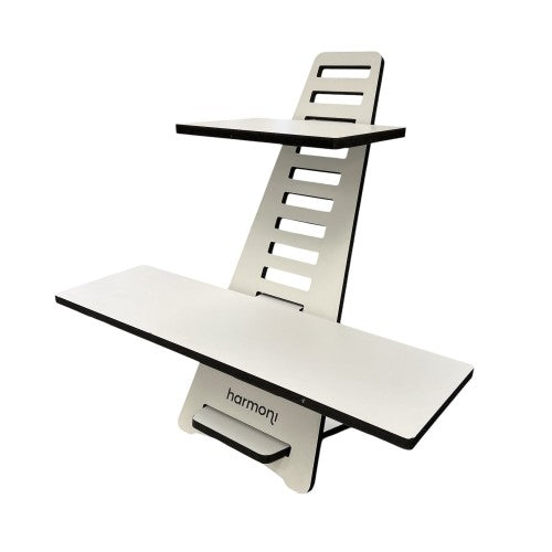 HARMONI Wooden Standing Desk, Laptop Desk Attachment Height Adjustable – Toytexx