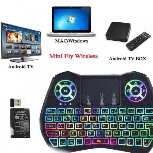 Mini Wireless Remote Keyboard with Touchpad Mouse for PC, Smart TV /An ...