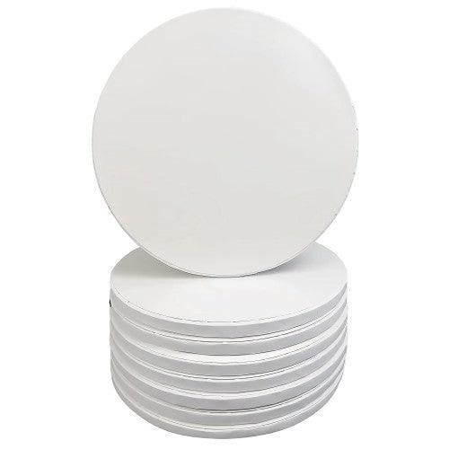 8-Pack 10 inch Round Cake Boards Cake Drums, 1/2" Thick Cake Board, Ro ...