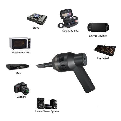 MECO Cordless Rechargeable Mini Vacuum Keyboard Cleaner with Cleaning ...